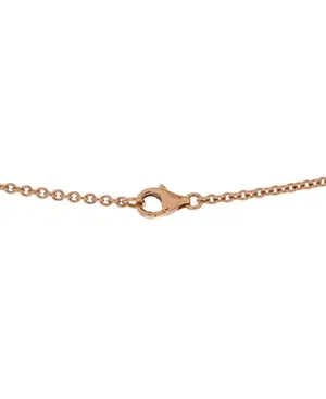 CARTIER Love Interlocking 18k Rose Gold Necklace