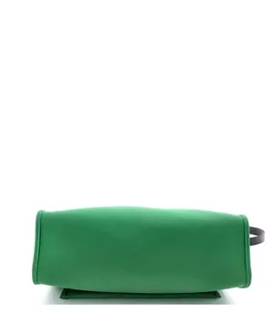 Hermès 31 Herbag Zip - Green/ Blue/ Green
