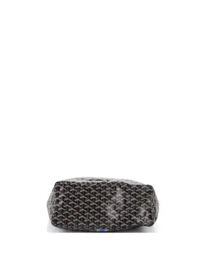 Goyard Saint Louis Pm Tote Printed Coated Canvas - Black