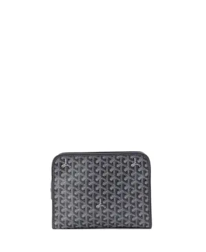 Goyard Jouvence Mm Toiletry Pouch Coated Canvas - Gray