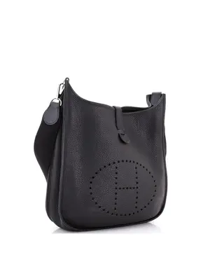 Hermès Gm Evelyne Bag Gen Ii Clemence - Black