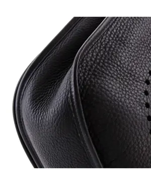 Hermès Gm Evelyne Bag Gen Ii Clemence - Black