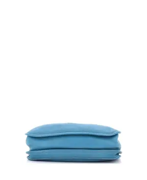 Hermès Gm Evelyne Bag Gen Iii Clemence - Blue