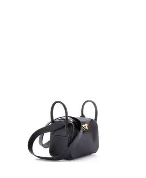 Hermès Mini Lindy Bag Clemence - Black