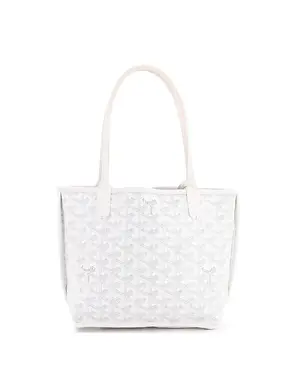 Goyard Mini Anjou Reversible Tote - White