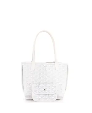 Goyard Mini Anjou Reversible Tote - White