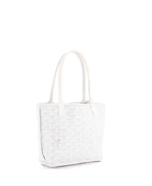 Goyard Mini Anjou Reversible Tote - White
