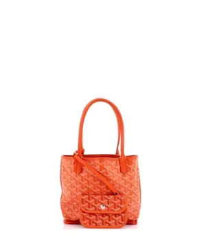 Goyard Anjou Reversible Coated Canvas Tote - Orange