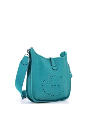 Hermès Pm Evelyne Iii Clemence Bag - Blue