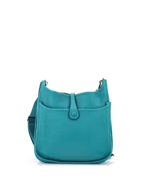 Hermès Pm Evelyne Iii Clemence Bag - Blue
