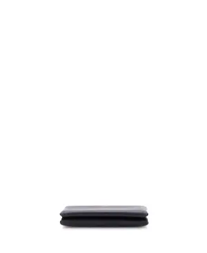 Hermès Calvi Duo Card Holder Chevre Mysore - Black