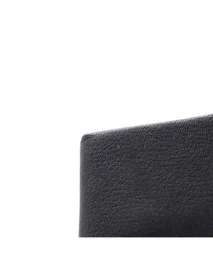 Hermès Calvi Duo Card Holder Chevre Mysore - Black