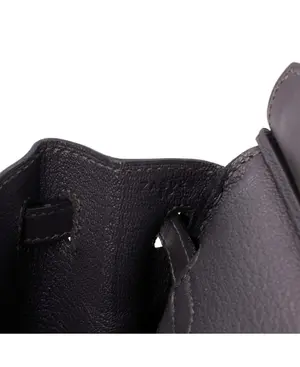 Hermès Birkin 25 Handbag With Gold Hardware - Graphite