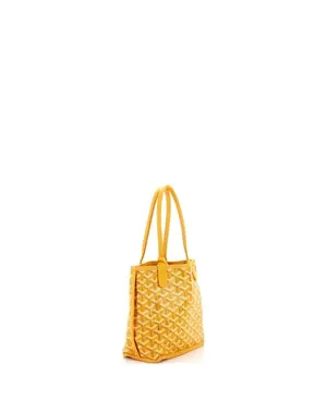 Goyard Mini Anjou Reversible Tote Printed Coated Canvas - Orange