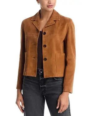 ARMA Lotus Suede Jacket - Whiskey