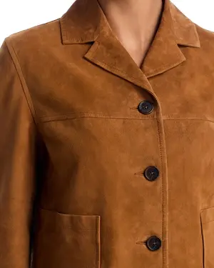 ARMA Lotus Suede Jacket - Whiskey