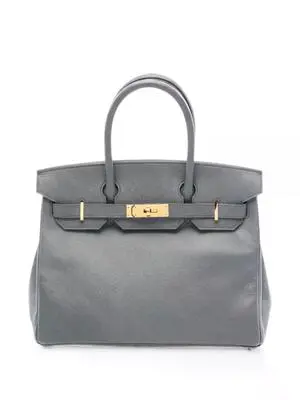 Hermès 2021 30 Birkin Double-handle Tote Bag - Grey