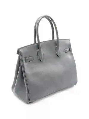 Hermès 2021 30 Birkin Double-handle Tote Bag - Grey