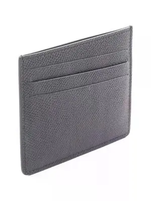 MAISON MARGIELA 2020s Leather Card Case - Grey