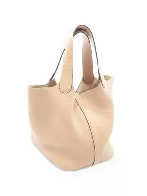 Hermès Picotin Lock Leather Tote Bag - Neutrals