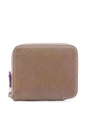 Hermès 2014 Zip-up Wallet - Brown