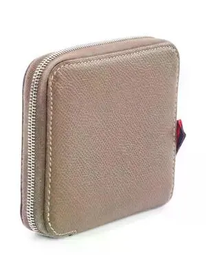 Hermès 2014 Zip-up Wallet - Brown