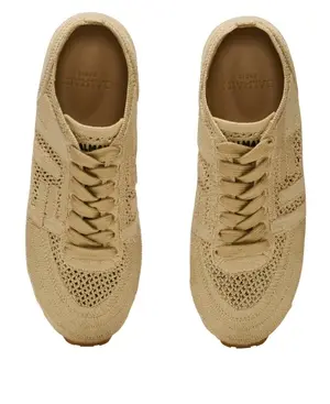 Balmain Racer 45 Macrame Trainers - Beige
