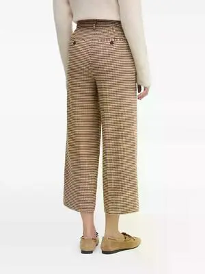 BENETTON Houndstooth Trousers - Neutrals