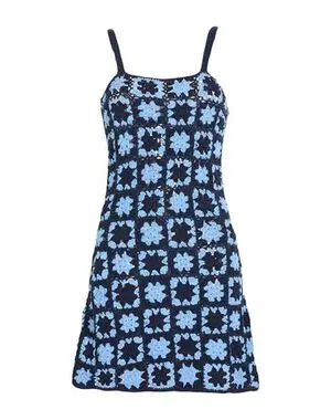 CROCHÈ Mini Dress - Blue