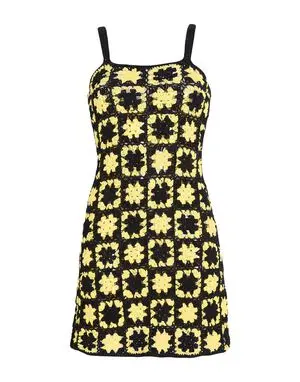 CROCHÈ Mini Dress - Yellow