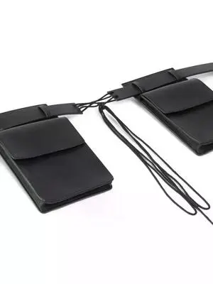 Pinko Leather Belt With Storage Pockets
