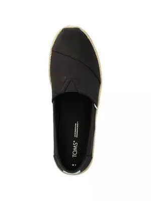 Toms Rope Panelled Espadrilles - Black