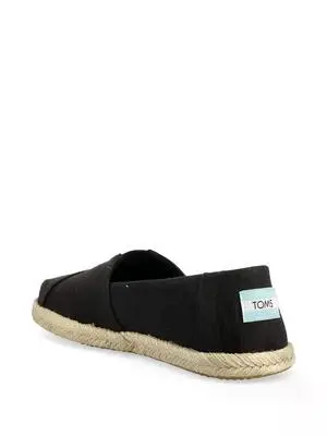 Toms Rope Panelled Espadrilles - Black