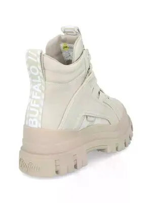 BUFFALO Aspha Lace-up Platform Boots - Neutrals