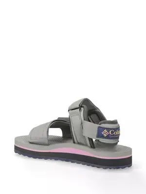 Columbia Strap Sandals With Ridged Sole And Logo Detail