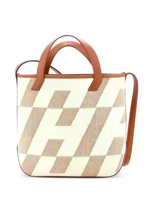 HERMÈS Hermès Cabas H En Biais 27 Tote Bag