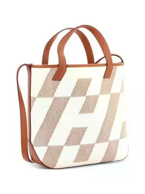 Hermès Cabas H En Biais 27 Tote Bag