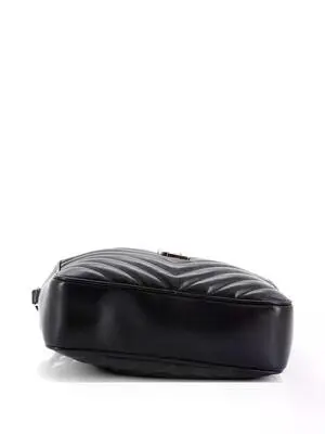Saint Laurent Lou Camera Bag Matelasse Chevron Leather - Black