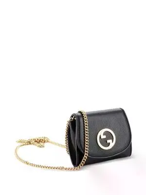 Gucci Blondie Nm Wallet On Chain - Black