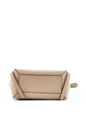 Celine Belt Bag Textured Leather Pico Shoulder Bag - Neutrals