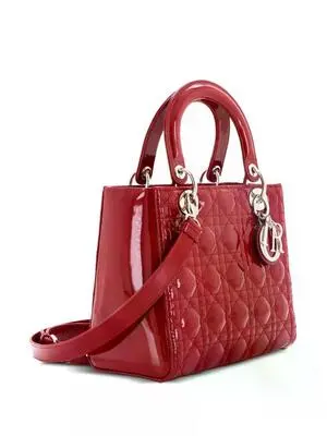 Dior Lady Nm Medium Satchel - Red