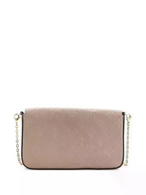 LOUIS VUITTON Felicie Pochette Monogram Empreinte Leather Crossbody Bag - Neutrals
