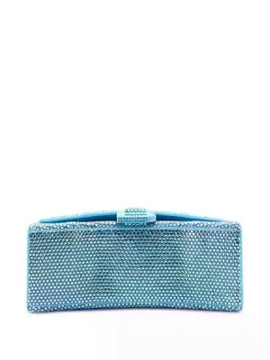 Balenciaga Hourglass Xs Top Handle Crossbody Bag - Blue