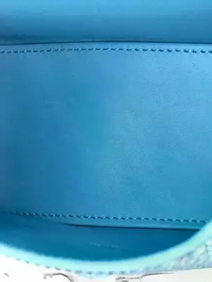 Balenciaga Hourglass Xs Top Handle Crossbody Bag - Blue