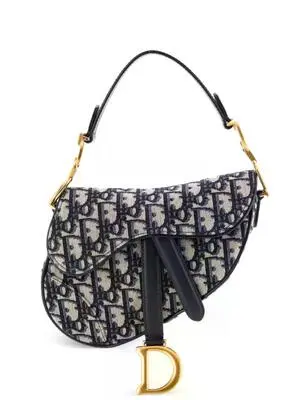 Dior Saddle Handbag Oblique Canvas Mini Shoulder Bag