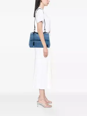 LOUIS VUITTON 2017 Epi Denim Cluny Mm Satchel - Blue