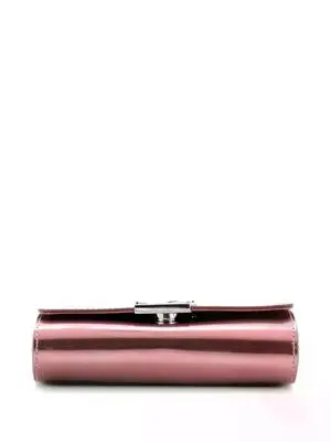 LOUIS VUITTON Chain Louise Patent Gm Clutch Bag - Pink