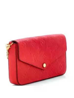 LOUIS VUITTON Felicie Pochette Monogram Empreinte Leather Crossbody Bag