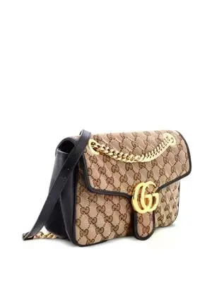 Gucci Gg Marmont Small Shoulder Bag - Black