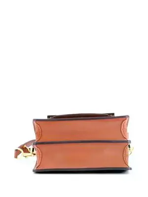 LOUIS VUITTON Dauphine Lock Xl Shoulder Bag Reverse Monogram Canvas Mini Crossbody